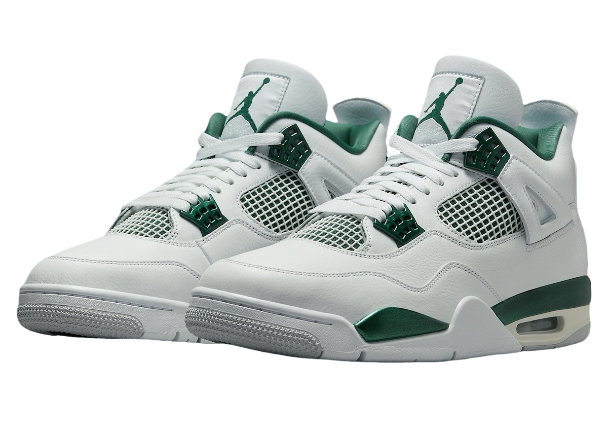Nike Air Jordan 4 white Oxidized Green Neutral Grey Men's Nike Air Jordan 4 white Oxidized Green Neutral Grey Men's