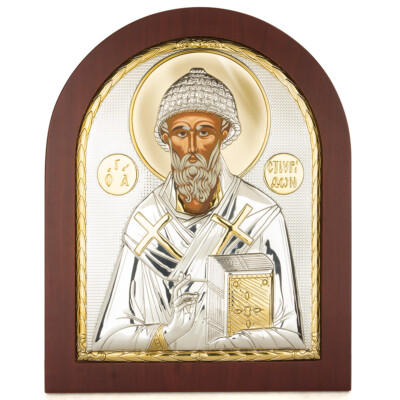 NEW Clarte Icon St Spyridon in Wooden Frame 20x25cm | eBay Australia