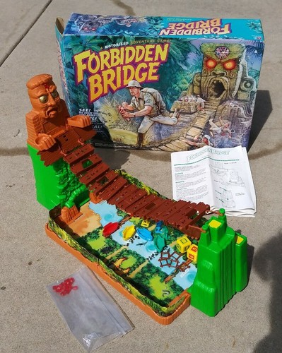 Forbidden Bridge Board Game 1992 Milton Bradley Box Near Complete | eBay