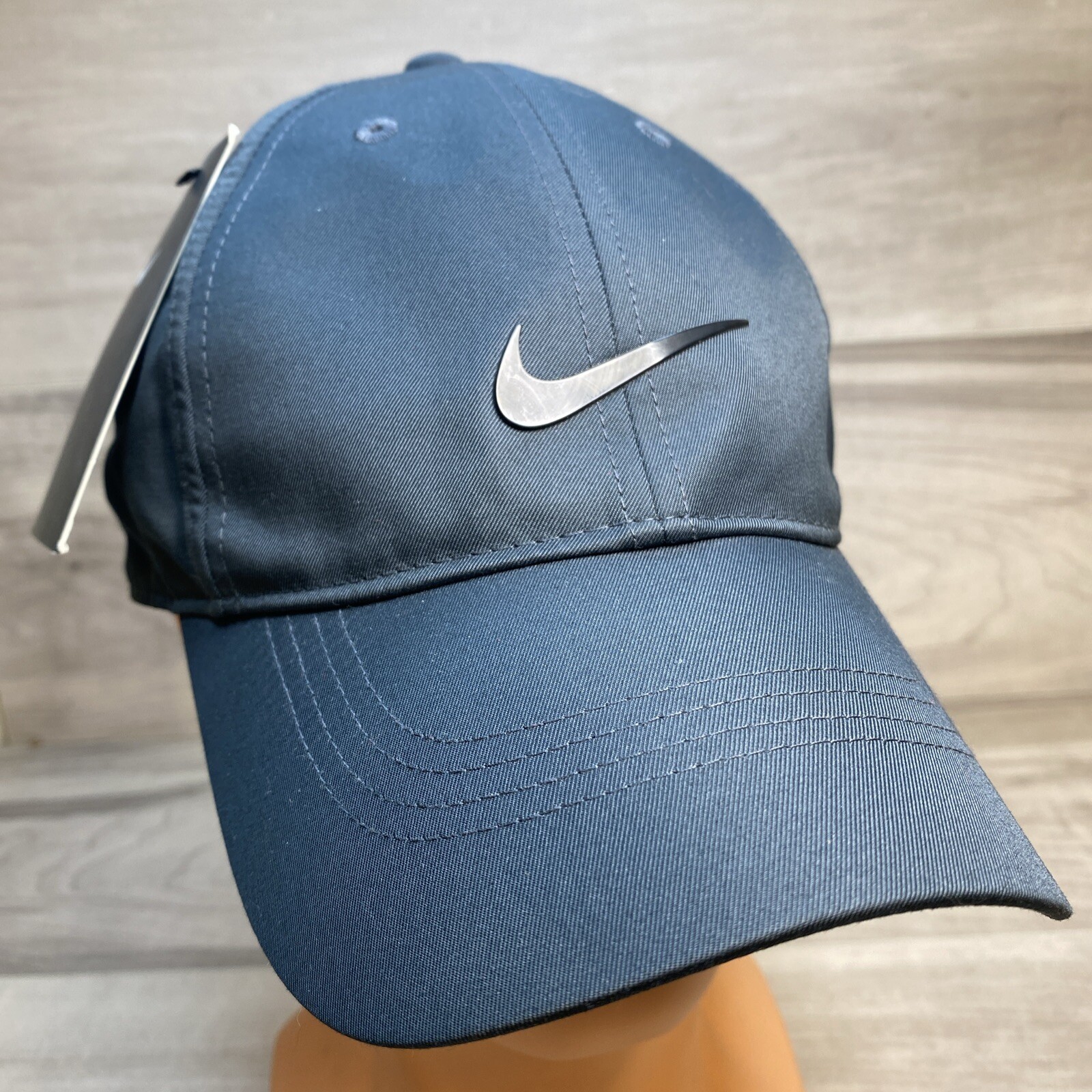 NIKE GOLF Cap Hat Dri-Fit 548533-060 Graphene Black Swoosh NORDBY ...
