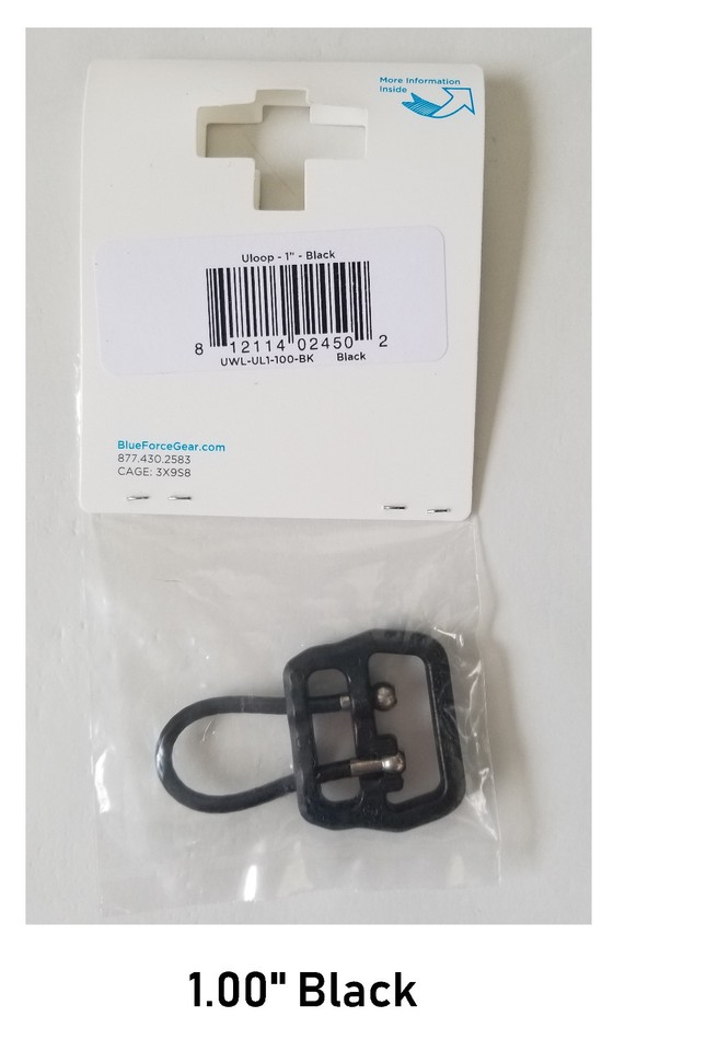 Blue Force Gear Vickers Wire ULoop / U-Loop 1" OR 1.25" - Colors Below ...