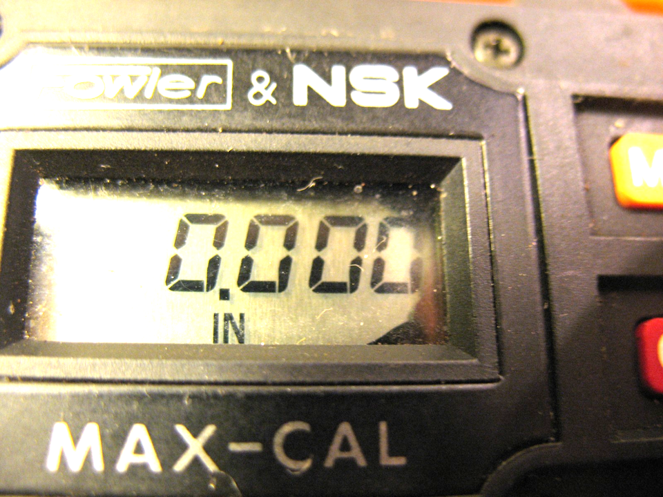 FOWLER & NSK Max-Cal 6" digital caliper In or metric with case ...