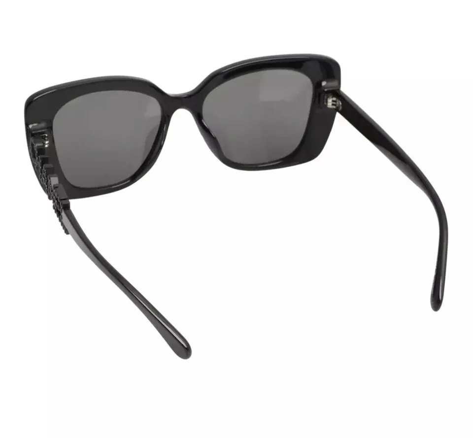 Chanel 5422B C501/T8 53 Black Gray Polarized Sunglasses CH5422B | eBay