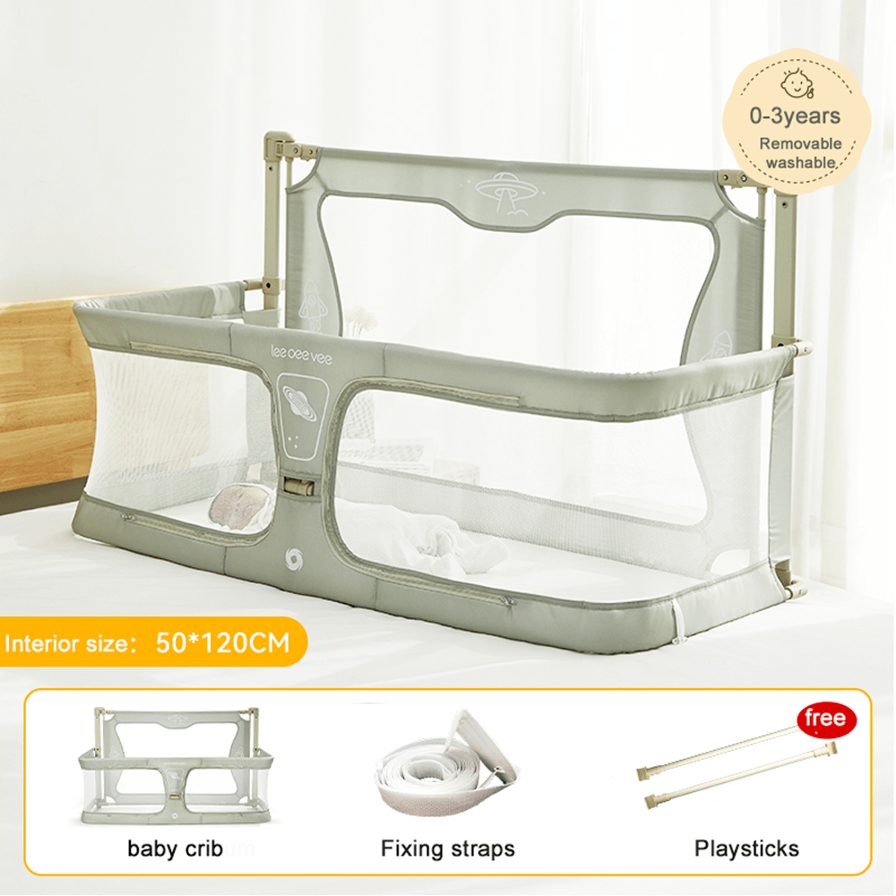 Baby Bed Guardrail Crib For 0-36 months Infants Bed Barrier Safety Rail ...
