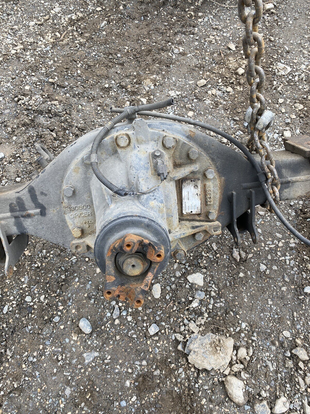 06-10 Ford LCF F550 Rear Axle Assembly 4:88 Gear Duel Rear Wheel 130500 ...