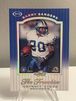 Barry Sanders 2000 Score Future Franchise Reuben Droughns Detroit Lions ...