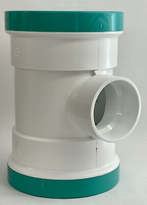 Westlake PVC Sewer Tee 8" x 8" x 4" H138-4 Gasketed Pipe Fitting ...