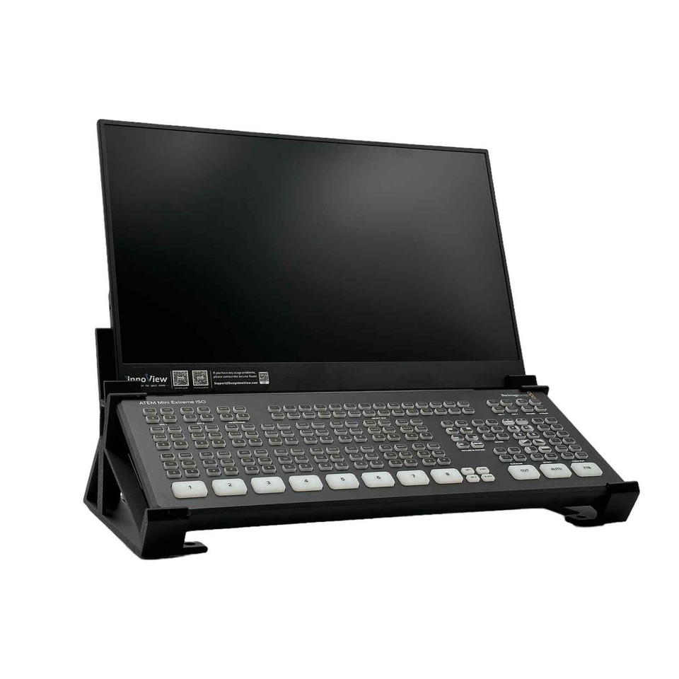 Combo Stand for Blackmagic ATEM Mini Extreme and LCD Monitor w ...