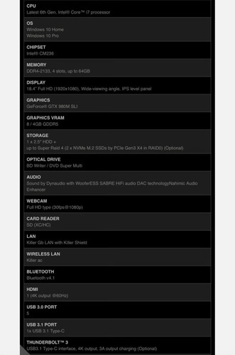 MSI GT80S TITAN SLI 18.4 Inch | eBay