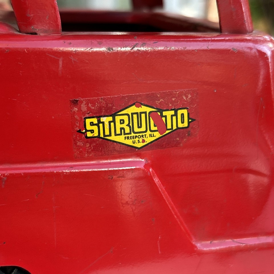 VINTAGE 1950/60'S PRESSED STEEL STRUCTO LIVESTOCK STAKE Ford TRUCK ...