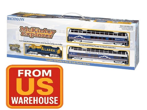 Bachmann HO Scale “McKinley Explorer” Set 00743 — GP40 Diesel + 2 Dome ...