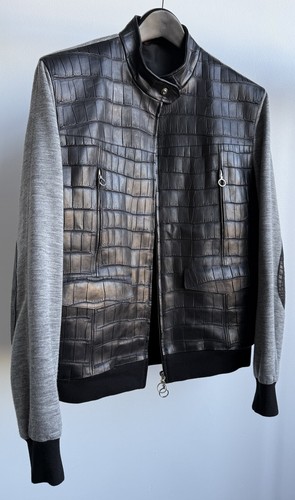 Seraphin Alligator Leather Bomber EU 48/S | eBay