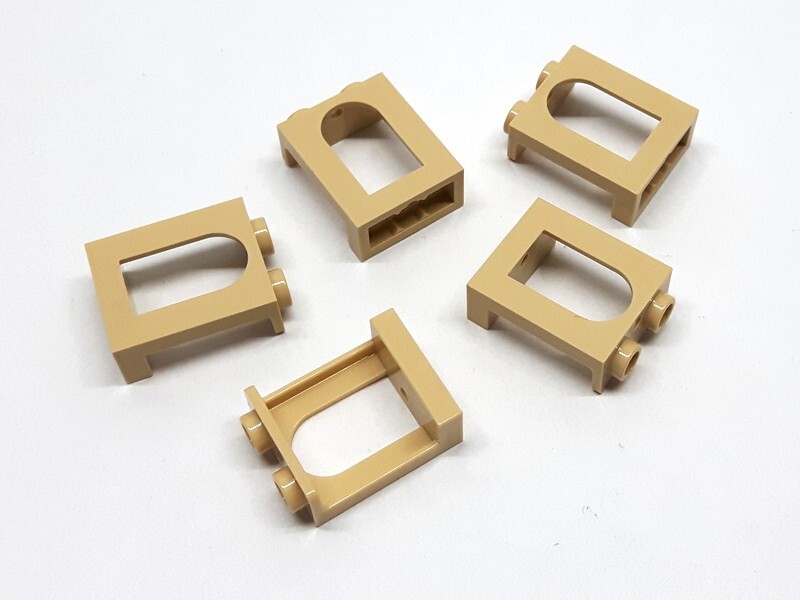 4642933 LEGO® Fenster Rahmen 1 x 2 x 2 Burg Beige 5 Stück Neu | eBay.de