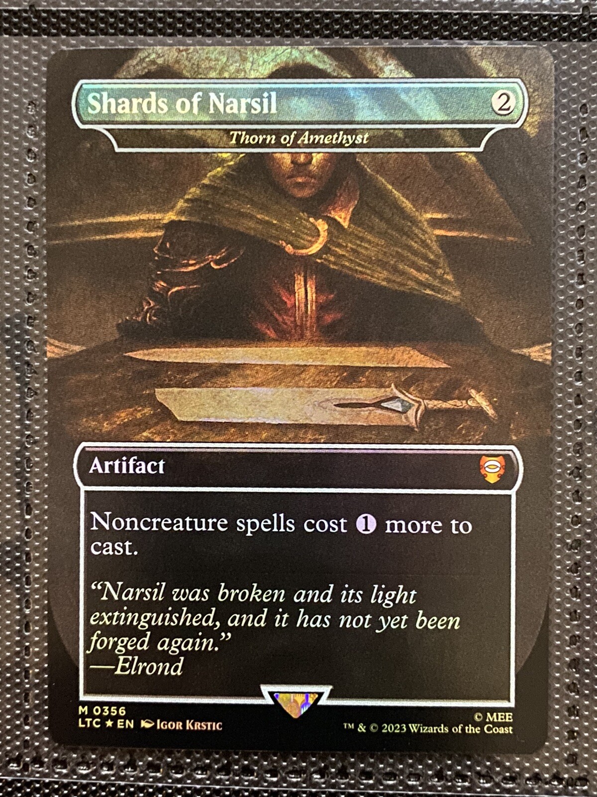 Shards of Narsil FOIL The Lord of the Rings Magic The Gathering 0356 | eBay