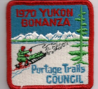 Portage Trails Council, Michigan, 1970 Yukon Bonanza Klondike Patch | eBay