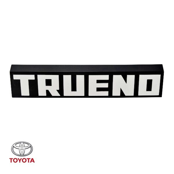 New Toyota 83-87 Corolla Sprinter Trueno AE86 Front TRUENO Emblem OEM ...