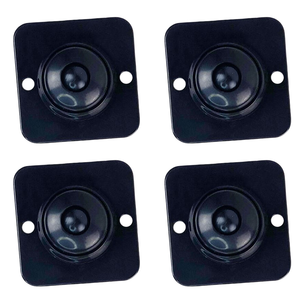 4pcs Small Wheels Low Noise Self Adhesive Household Accessories (Black ...