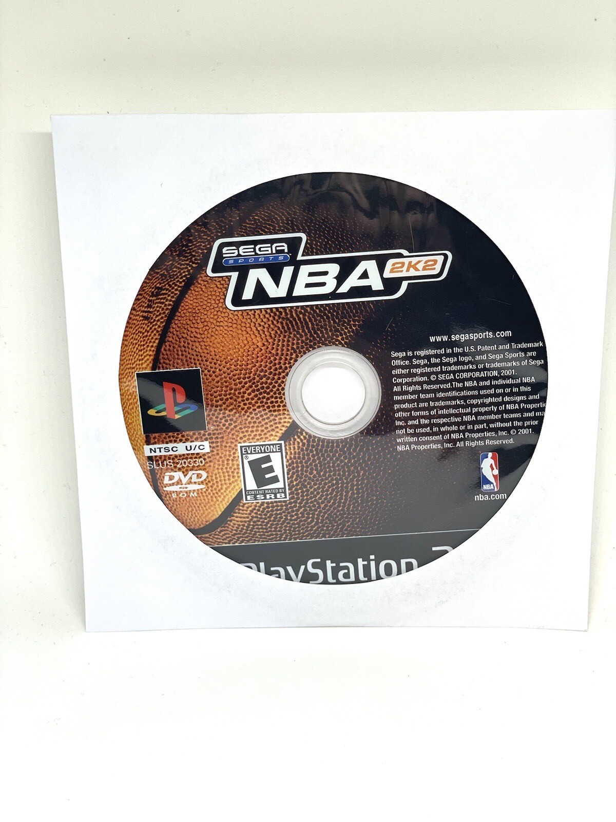 Sega Sports NBA 2K2 PlayStation 2 PS2 Video Game Disc Only Clean Tested ...