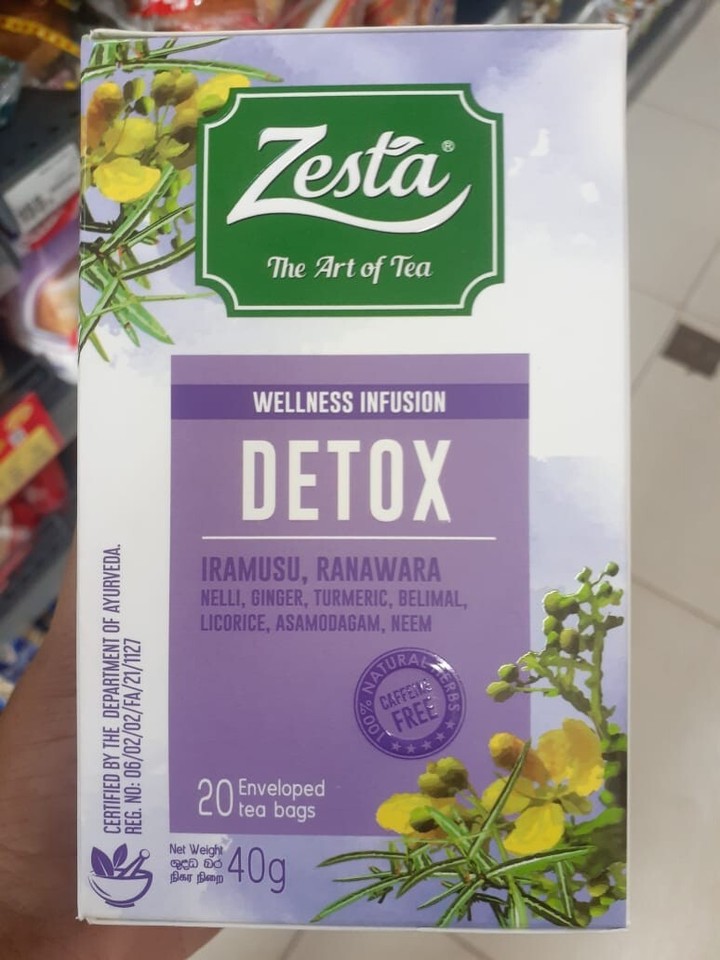 Detox Wellness Infusion Herbal Natural Weight Loss Slimming Fat Burn 20 ...