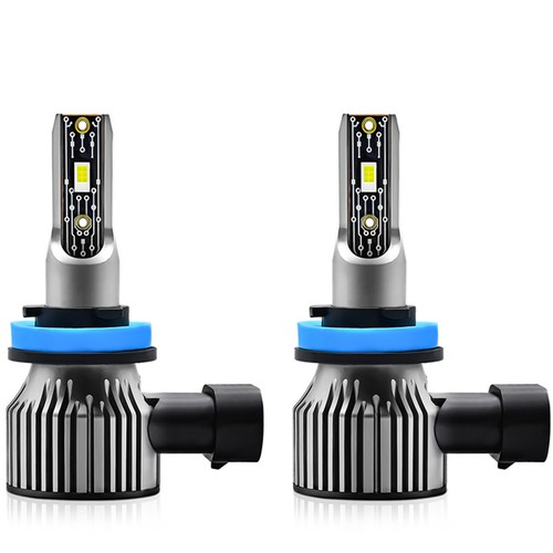 A6 LED Headlights Car Spotlight Fog Lamp 6500K Direct Insertion Front ...