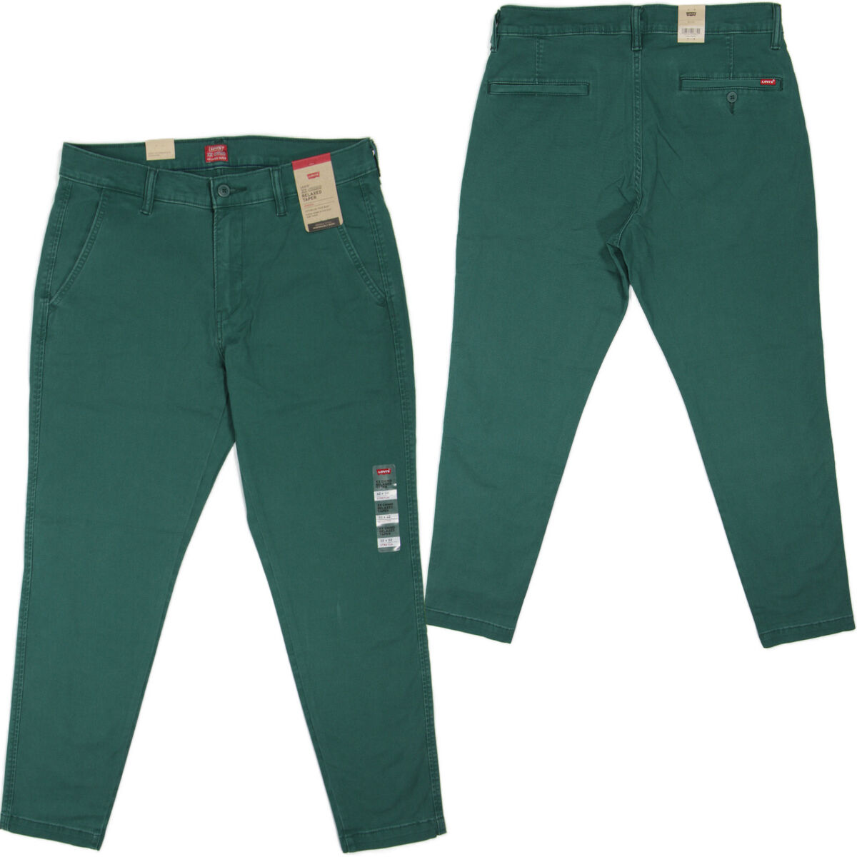 Levi's XX Chino Relaxed Taper stretch Chinos- NEW- Levis Levi's XX Chino Relaxed Taper stretch Chinos- NEW- Levis