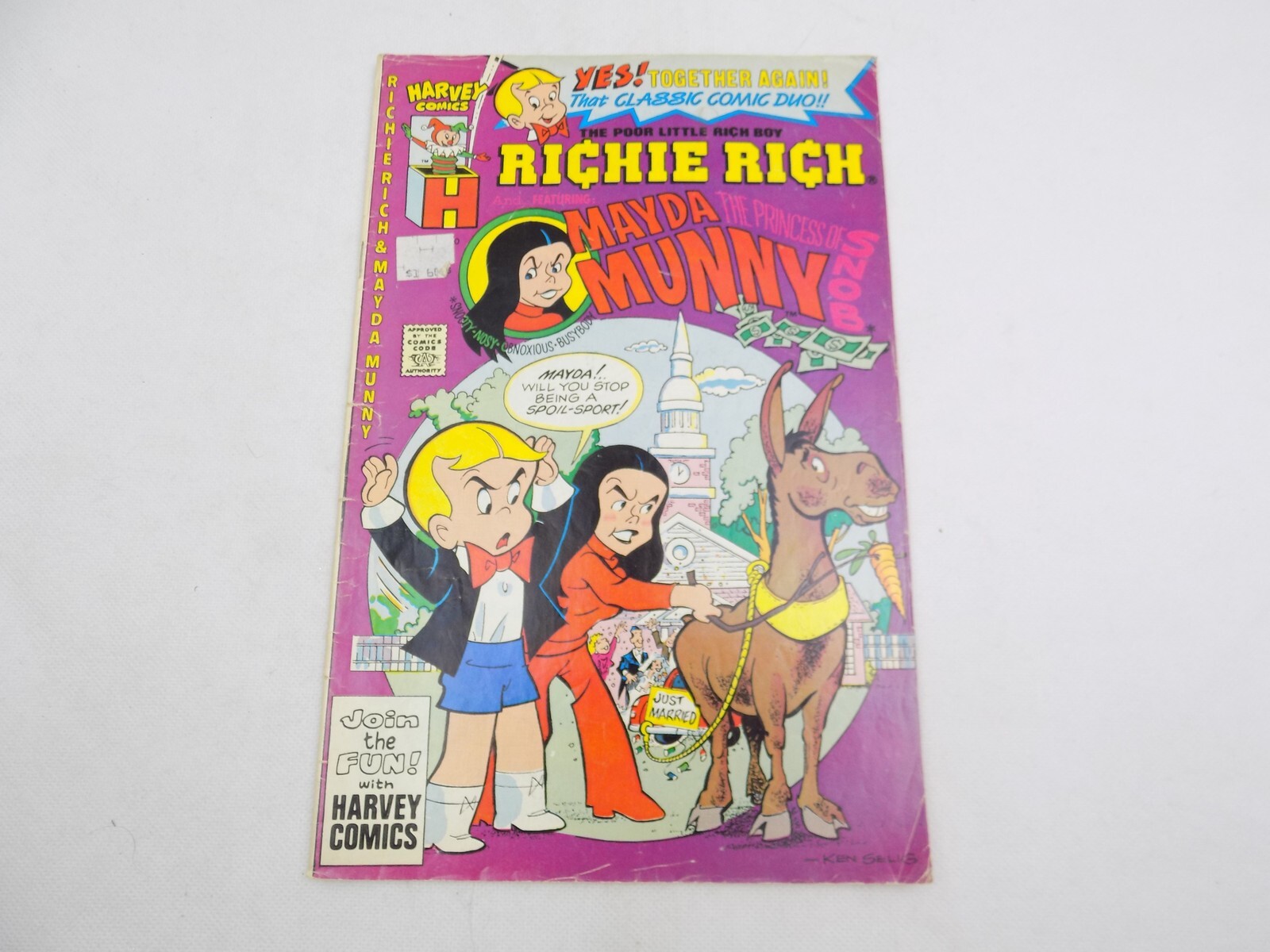 Richie Rich and Mayda Munny #10 1989 Harvey Comics Single Issue Comic ...
