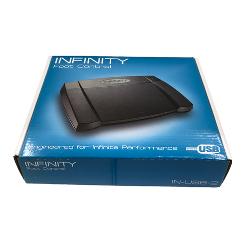 Infinity USB Foot Pedal Control with Computer Plug In - Black for sale ...