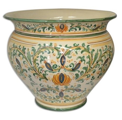 Cachepot Ceramica Italiana Dipinta a Mano Vasi Vaso Portavasi Esterni Interni in | eBay