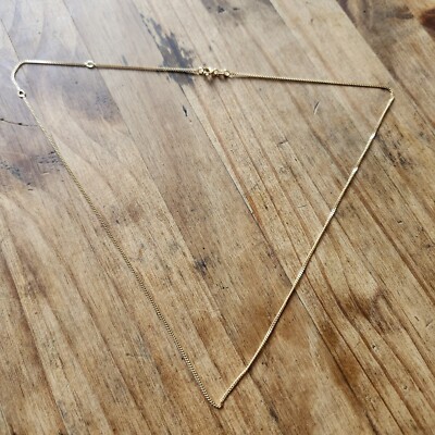 Ralph Lauren 14k Over Sterling Silver Chain Necklace 925 Italy RL ...