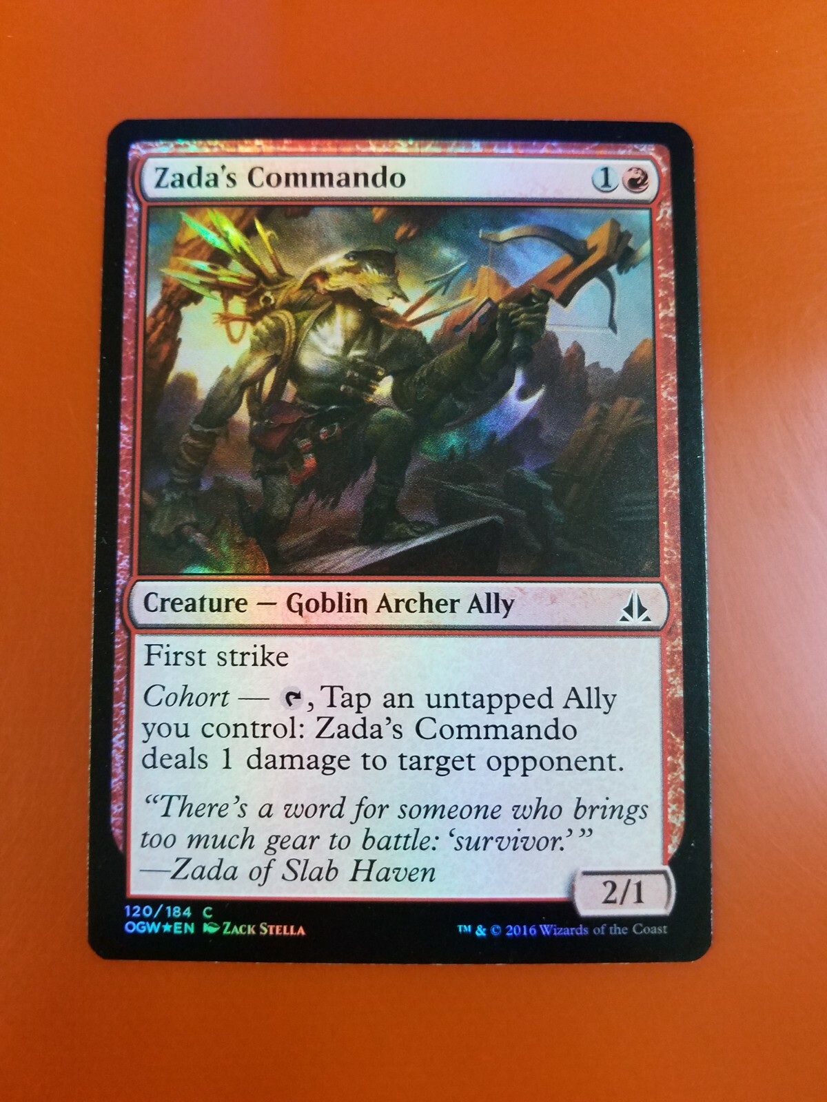 1x Zada's Commando | FOIL | Oath of the Gatewatch | MTG Magic Cards | eBay