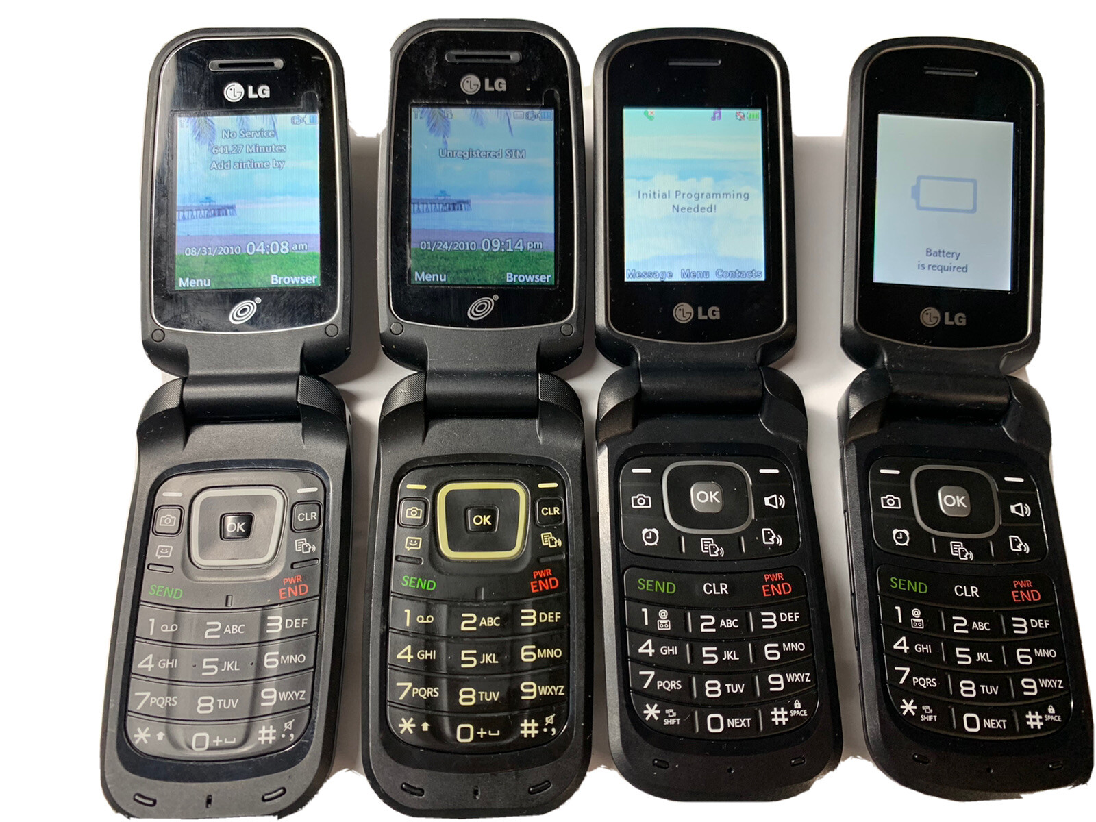 LG Fluid AN160 and LG 440G Tracfone - Great Condition - Lot Of 4 | eBay