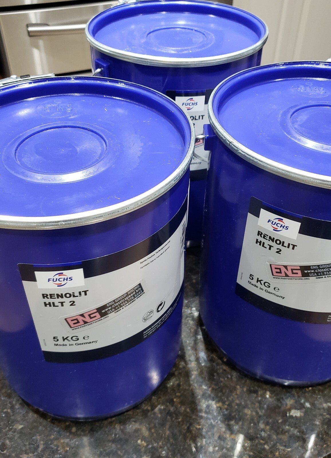 ENG-FUCHS RENOLIT HLT 1 / HLT 2 OEM LITHIUM SOAP PAO GREASE 5KG PAIL ...