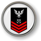 U.S. Navy Enlisted Ranks & Insignias, Emblems, Car Stickers CHROME ...