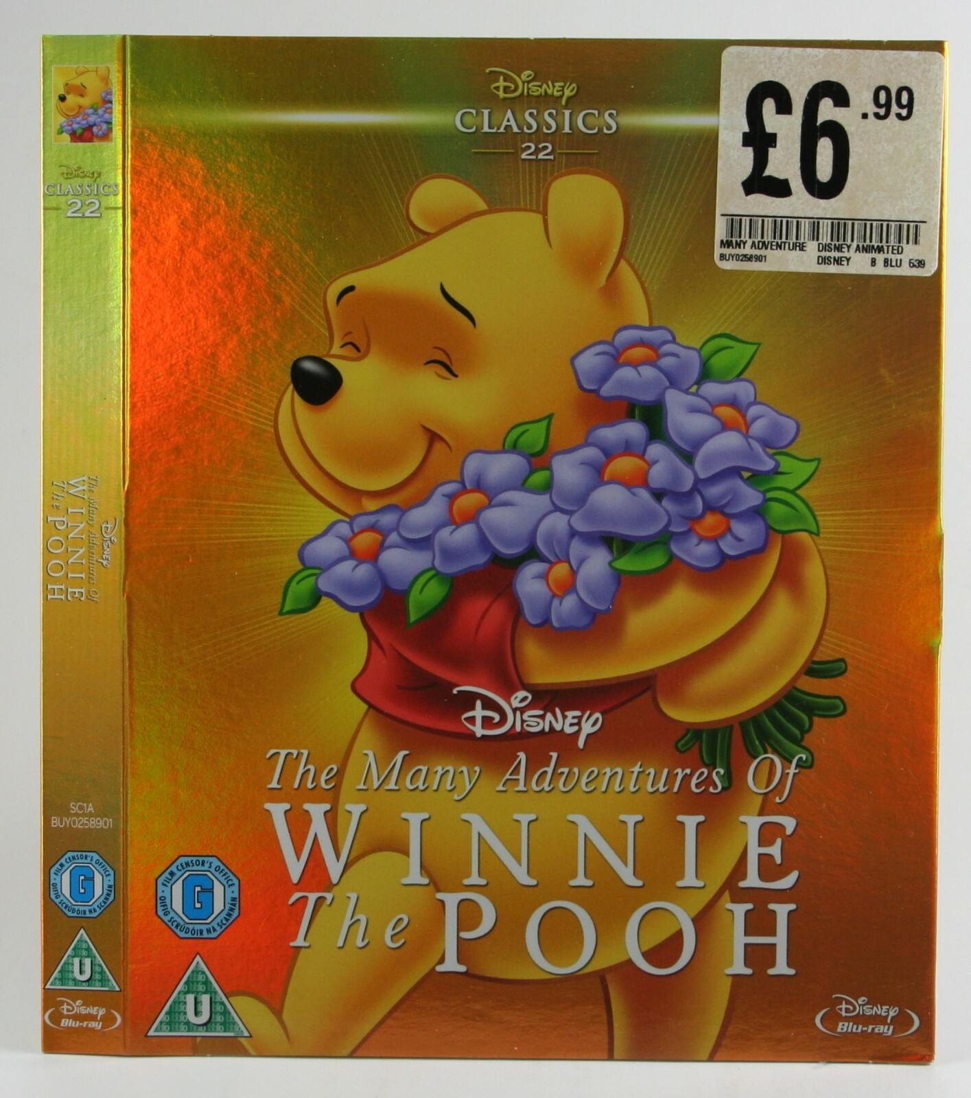 The Many Adventures Of Winnie The Pooh Blu Ray