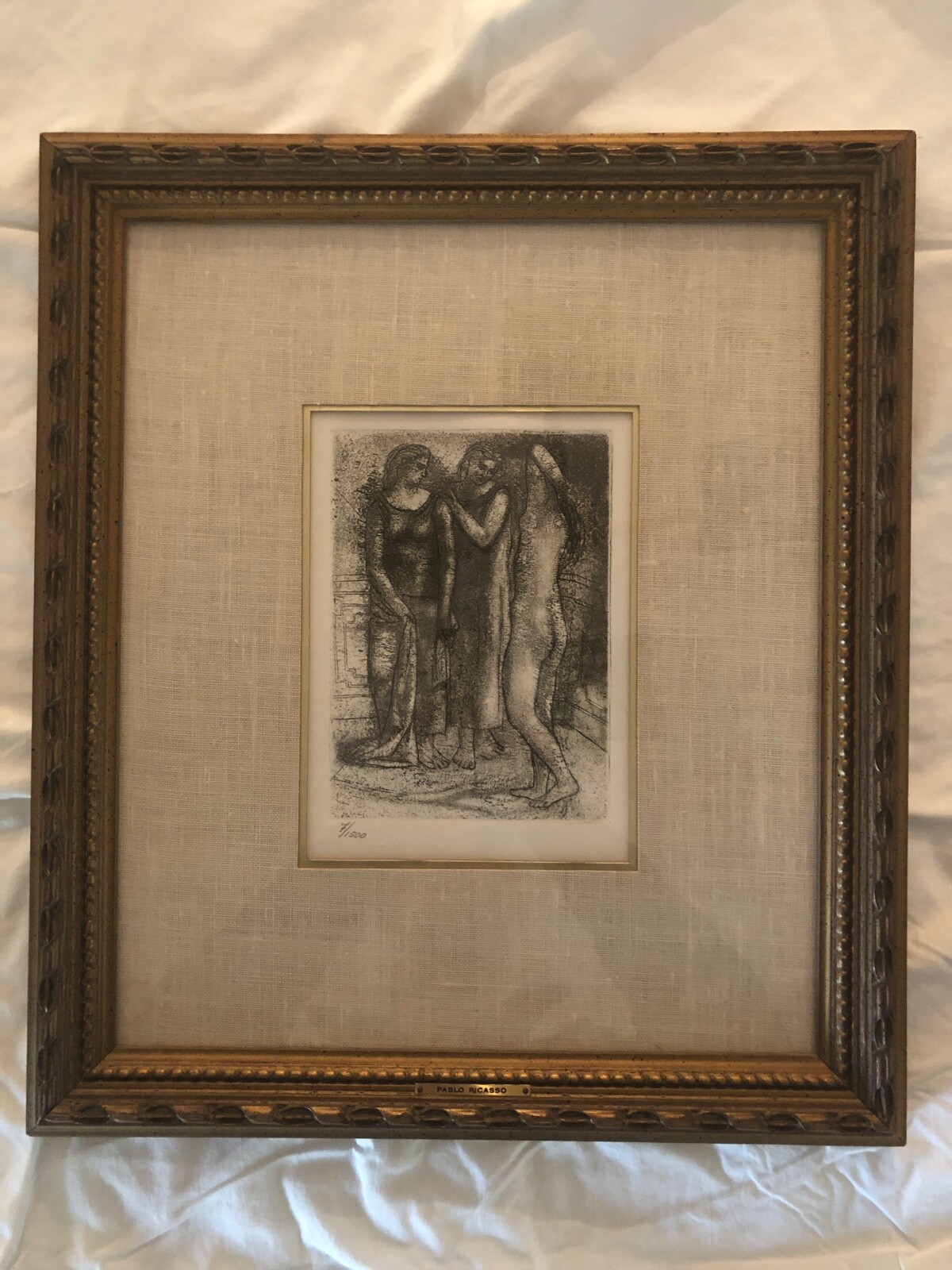 Pablo Picasso The Three Graces Original Etching Collectors Guild COA #7 ...