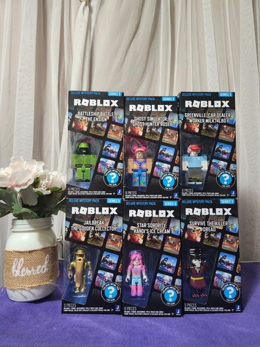 Roblox: Series 3 Deluxe Mystery Pack - LOT 6 OF NEW virtual code ...
