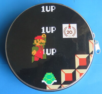 Nintendo Super Mario CD Dvd Disk Game Zipper Case | eBay