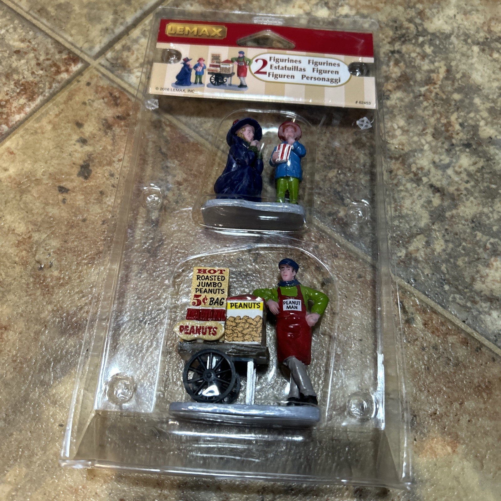 LEMAX Roasted Peanut Treats Holiday Village Food Cart -set of 2 | eBay