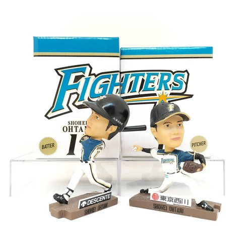 Fighters Pitcher & Batter Bobblehead Doll h31_0920 | eBay