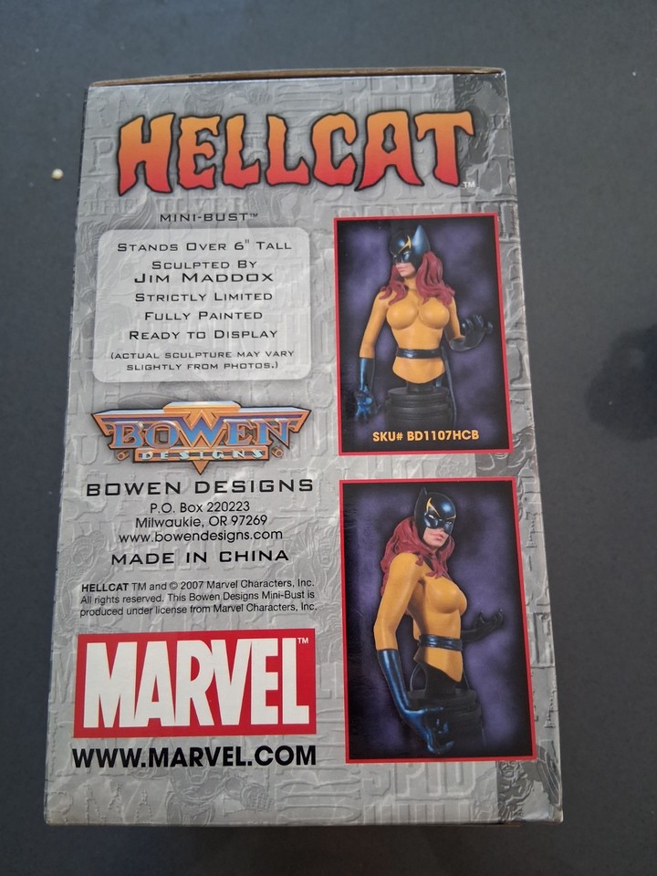 Marvel Comics Hellcat Bowen Mini-Bust Super Low 120/1500 Hell Cat ...
