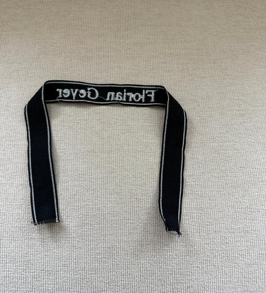 WWII German Military Cuff Title Arm Band Patch Oficer Uniform ...