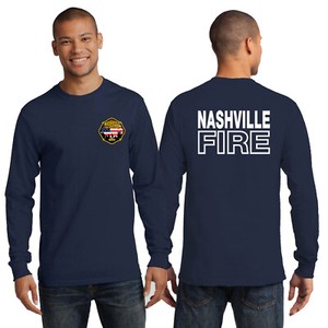 NFD Nashville Fire Department Fighter Protect Medical Rescue Long ...