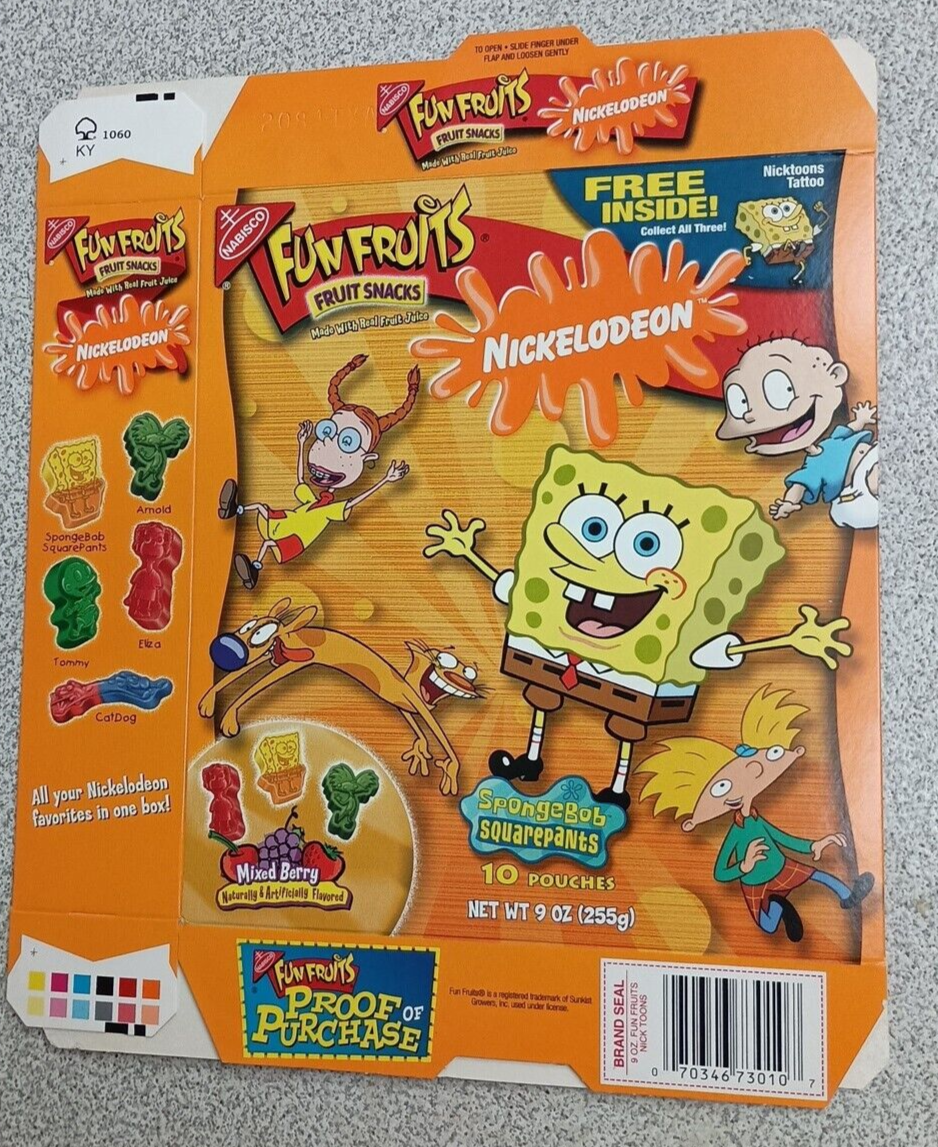 Nabisco Fruit Snacks The Fairy Odd Parents Assorted