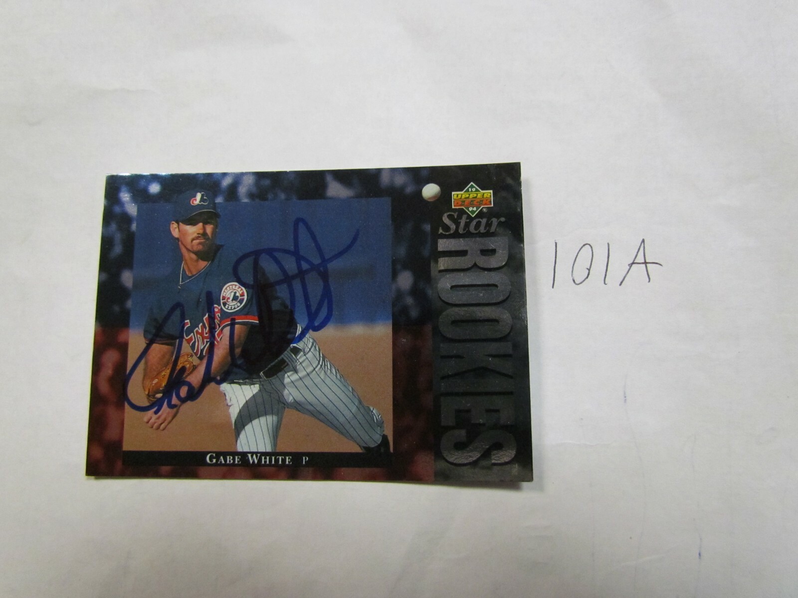 1994 Upper Deck Gabe White Autographed Signed Baseball Card | eBay