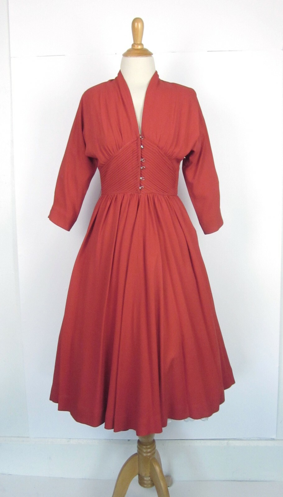 Vintage 40s 50s Jonathan Logan New Look Dress Fit & F… - Gem