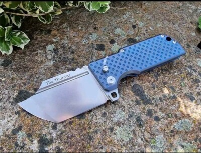 Midgards Messer Thunrar Knife Heavy Duty Titanium Tank With Holster | eBay