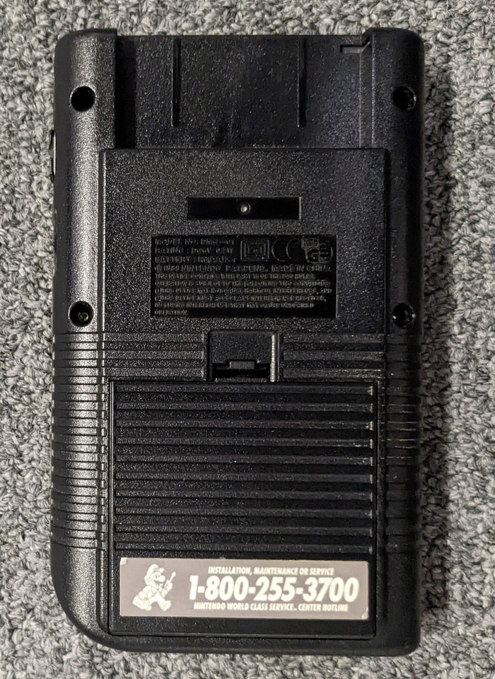 Original Nintendo Game Boy Play It Loud Black, Restored! Brand New ...