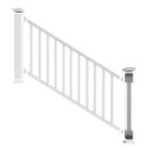 Veranda Traditional Vinyl Stair Rail Kit 67-3/4"L x 33-1/4"H White w/o ...