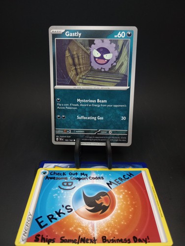 Gastly 102/162 Temporal Forces Regular Common Pokemon Card | eBay