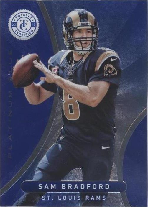 2012 Totally Certified - Sam Bradford #70 Platinum Blue /199 for sale ...